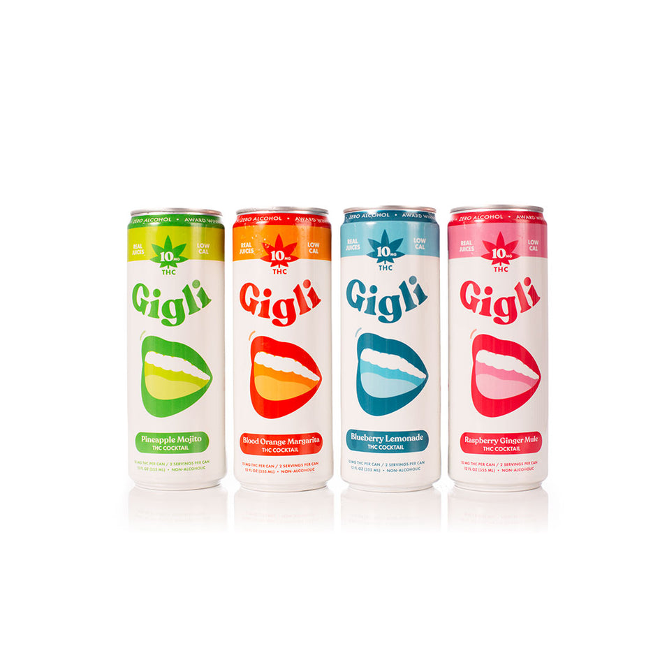 Variety 4-Pack | THC-Infused Drinks | Gigli 🍹