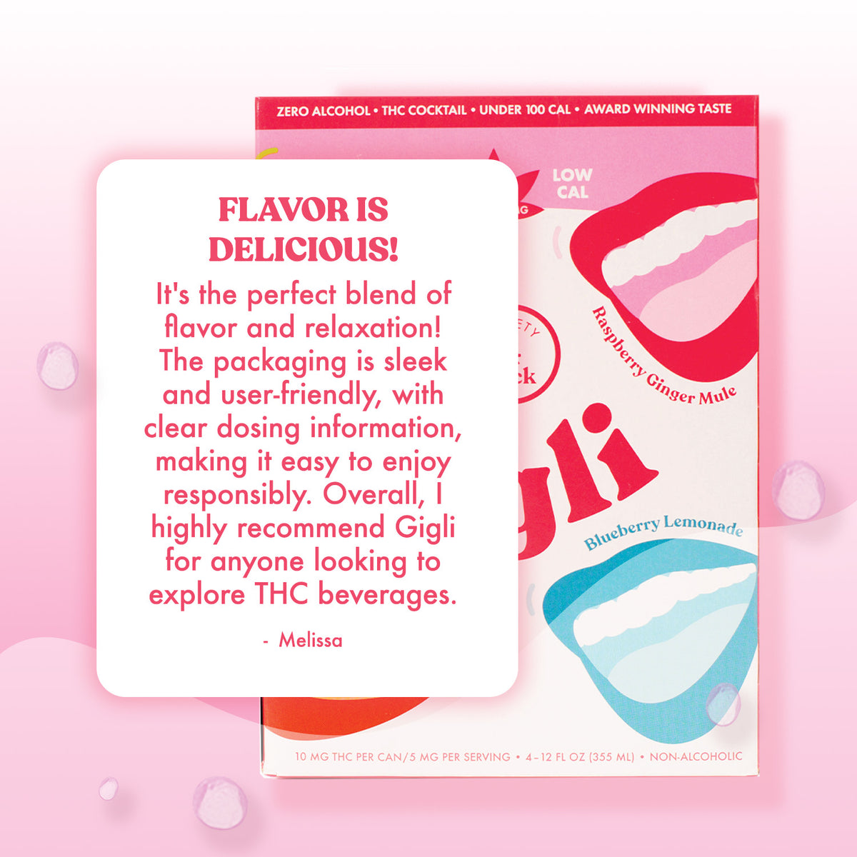 THC Drink Variety Pack Includes 4 Beverages Infused with 10 mg